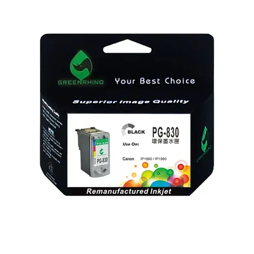 【綠犀牛】for Canon 黑色 PG-830 環保墨水匣 /適用 iP1880/iP1980/MP145/MP198/MX308 ...